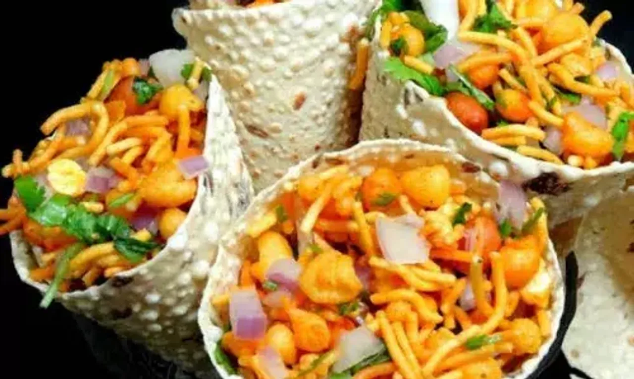 Papad Cone Chaat Recipe