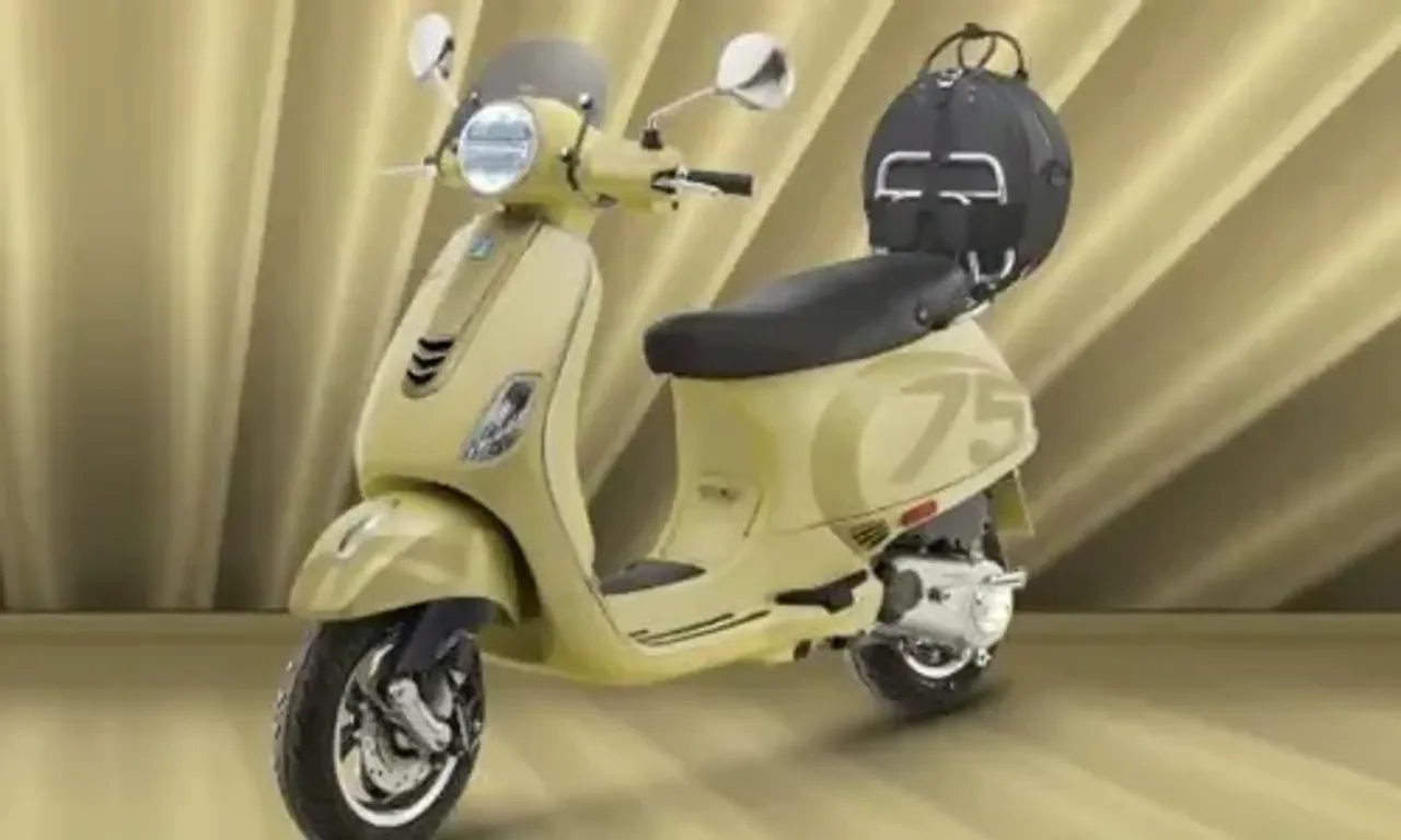 Piaggio launches Vespa limited edition scooters for 75th anniversary
