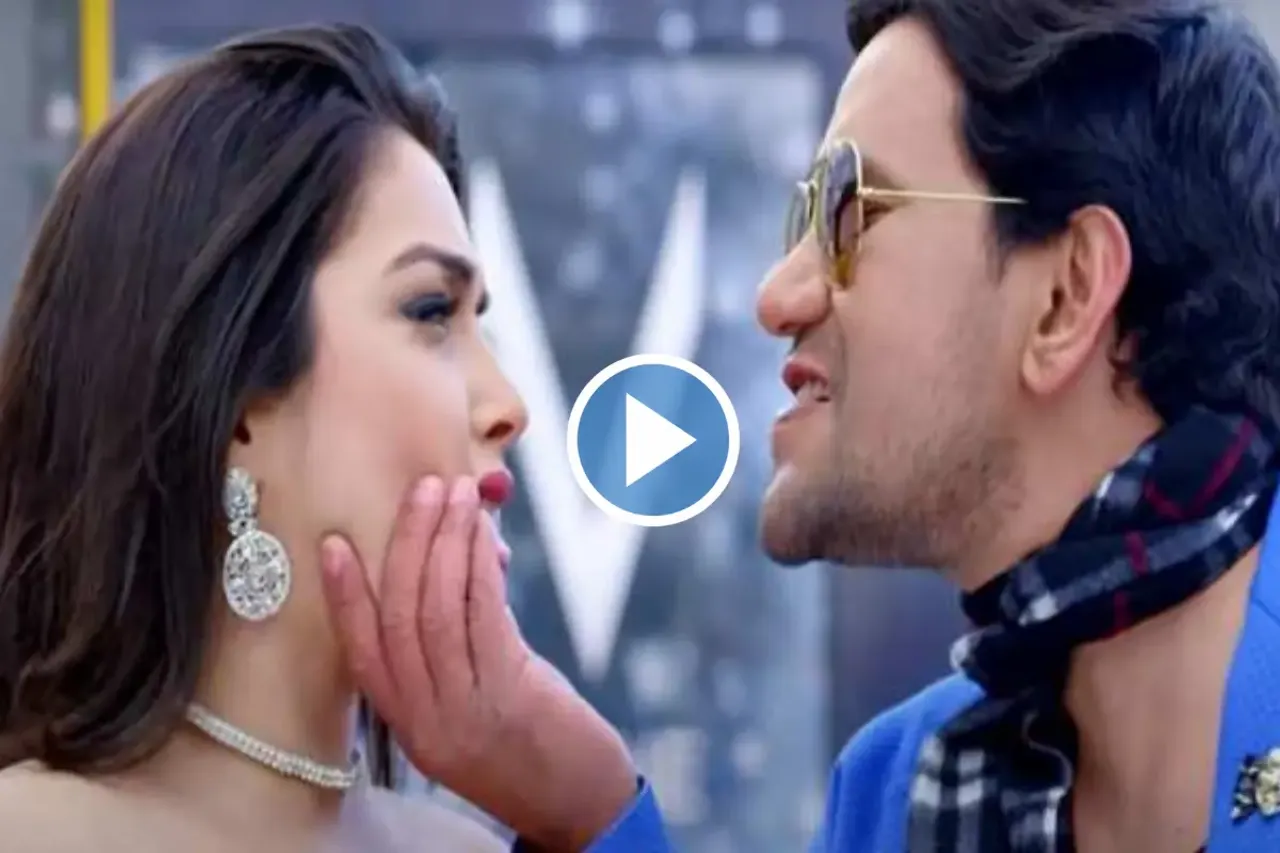 Nirahua and Amrapali romantic dance video on ‘Gori Tohar Kamar Lachkauwa’ goes viral, watch video