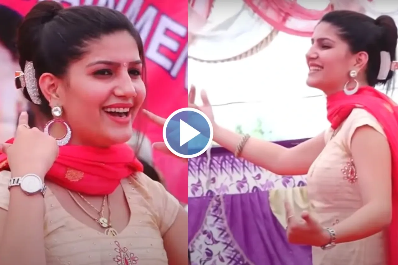 Haryanvi Dance Video: Sapna Choudhary dances on 'Gal Me Kala Dora', makes fans go crazy, watch video