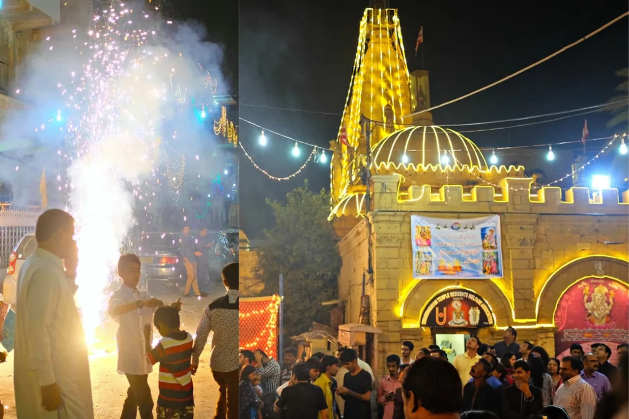 Diwali Celebration: Fire-Crackers And Laxmi Pujan In Karachi With Usual ...