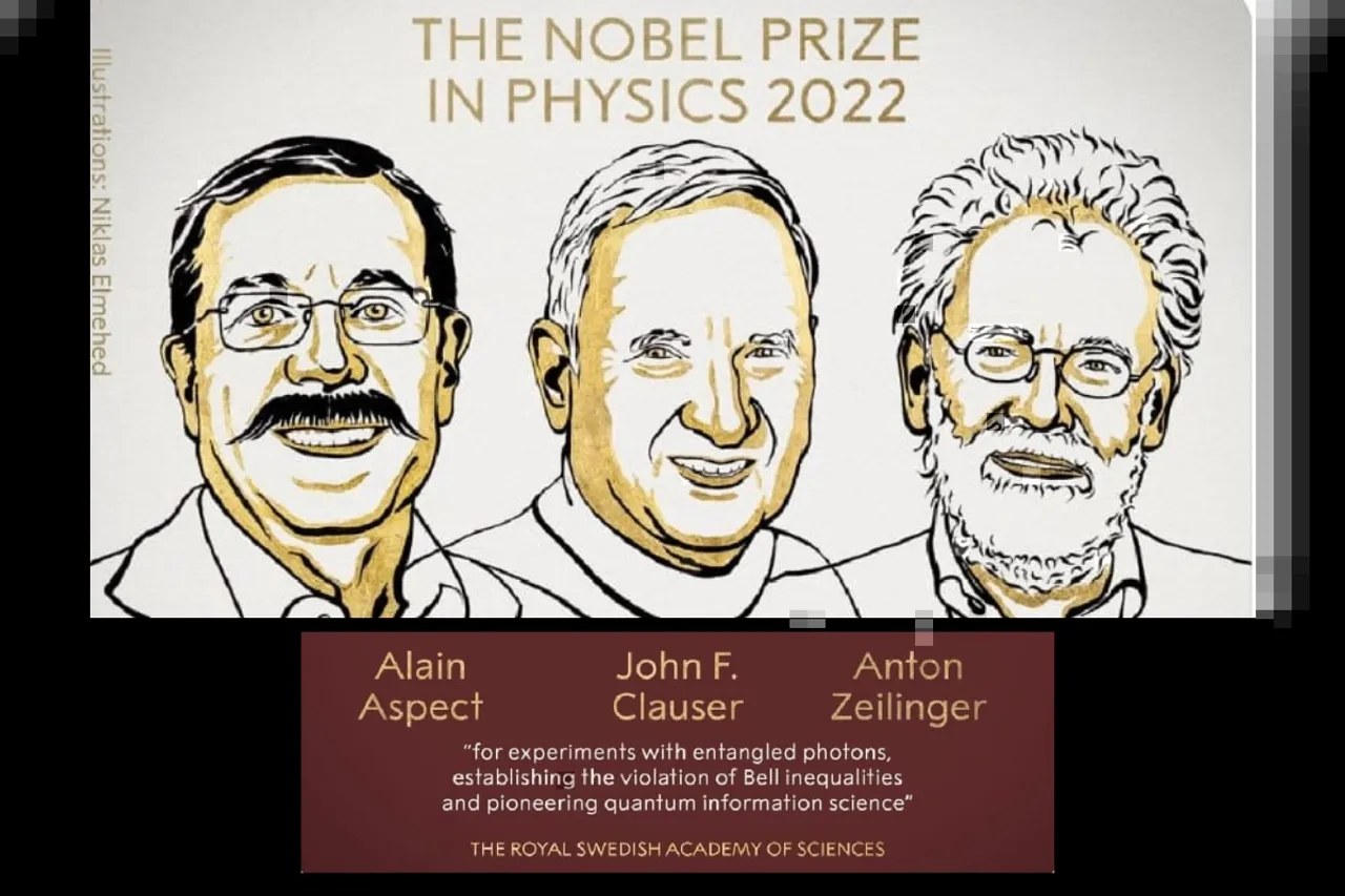 Nobel Prize 2022 In Physics Awarded to Alain Aspect, John F. Clauser and Anton Zeilinger