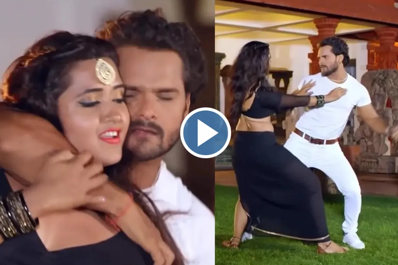 Khesari Lal and Kajal Raghwani's hot dance performance on 'Kariya Dupatta' is making fans say ...