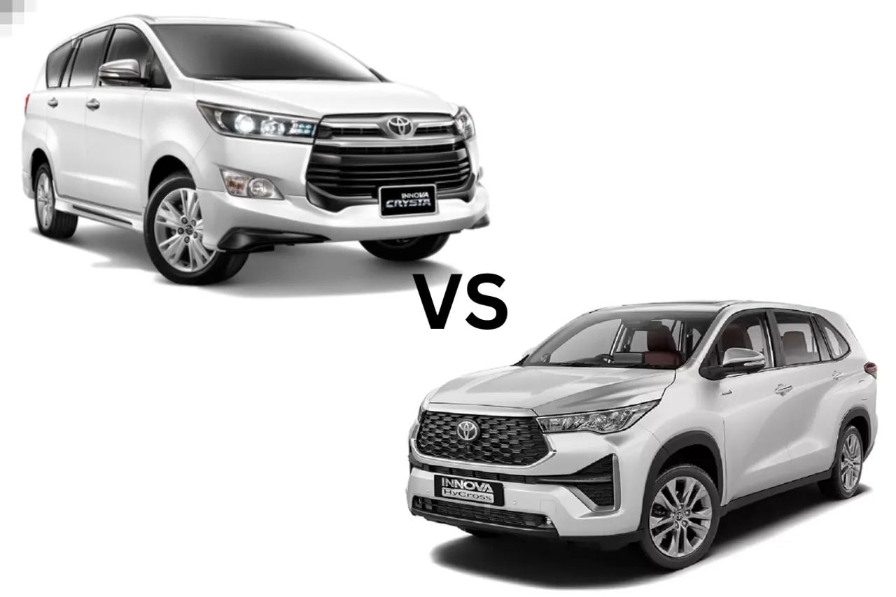 Toyota Innova Crysta vs Innova Hycross: We compare two of the best in ...