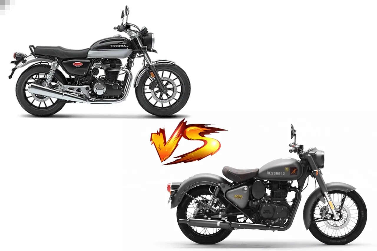 Honda H'ness CB350 vs Royal Enfield Classic 350: Two mean machines ...