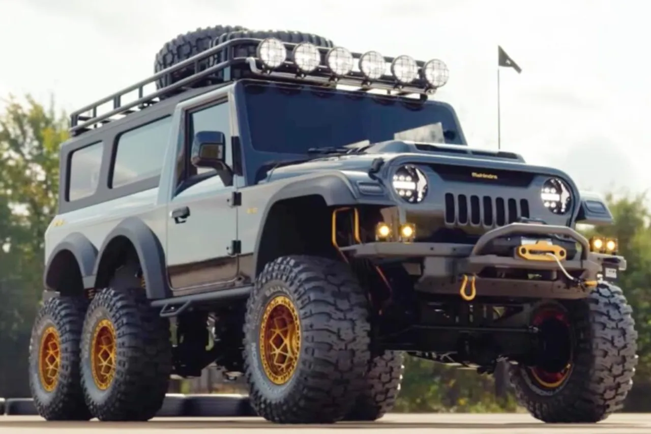 Mahindra Thar: This modified Thar 6X6 can take any terrain you throw at ...