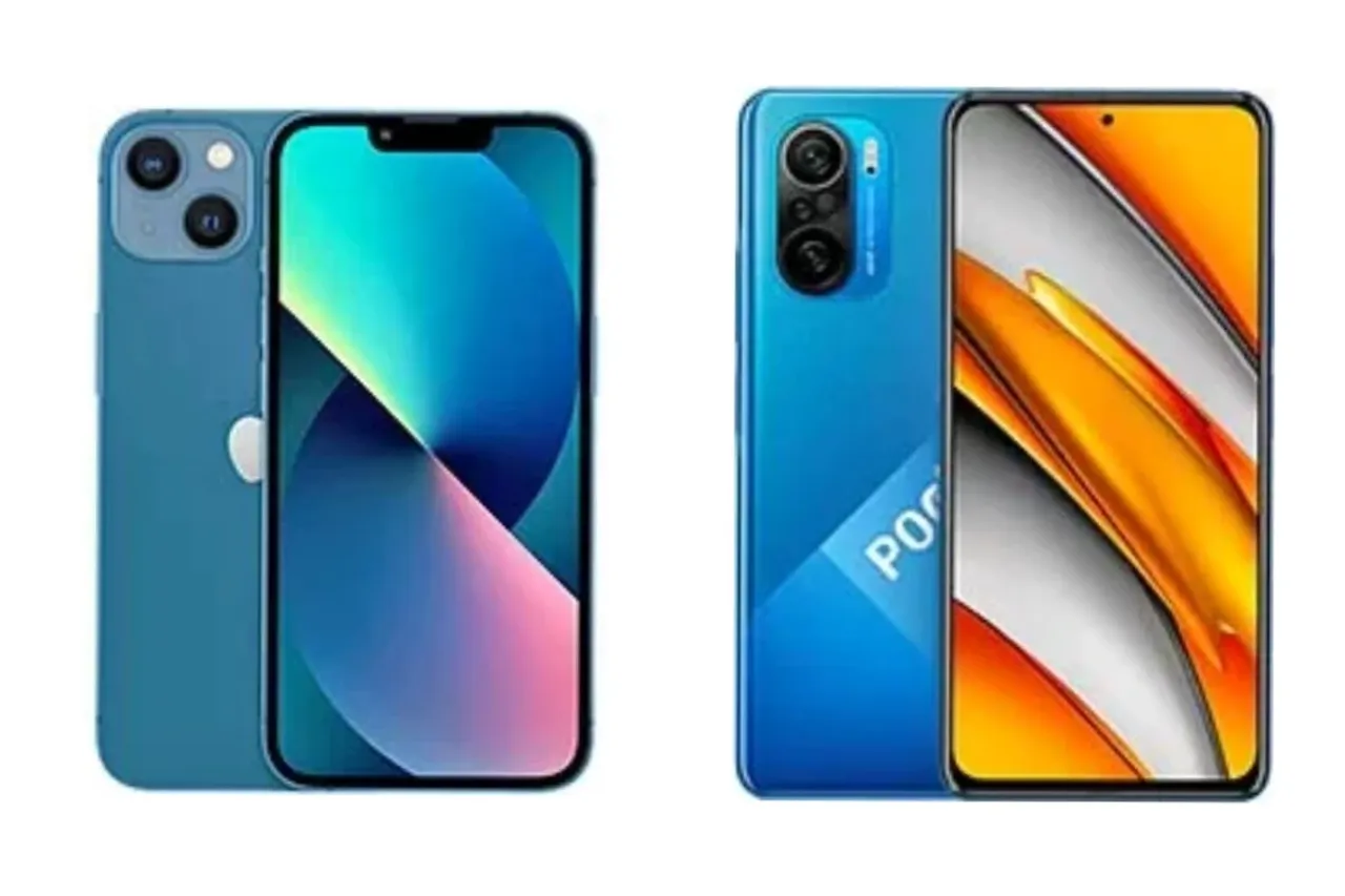 Poco F3 vs Apple iPhone 13: Two phones popular in design and safety ...