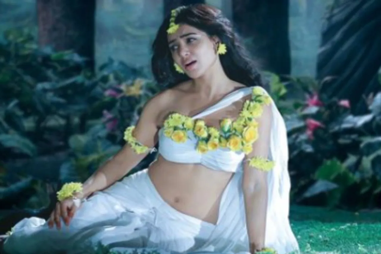 Samantha Ruth Prabhu looks divine as Shakuntala in white saree; Check out her beautiful avatar