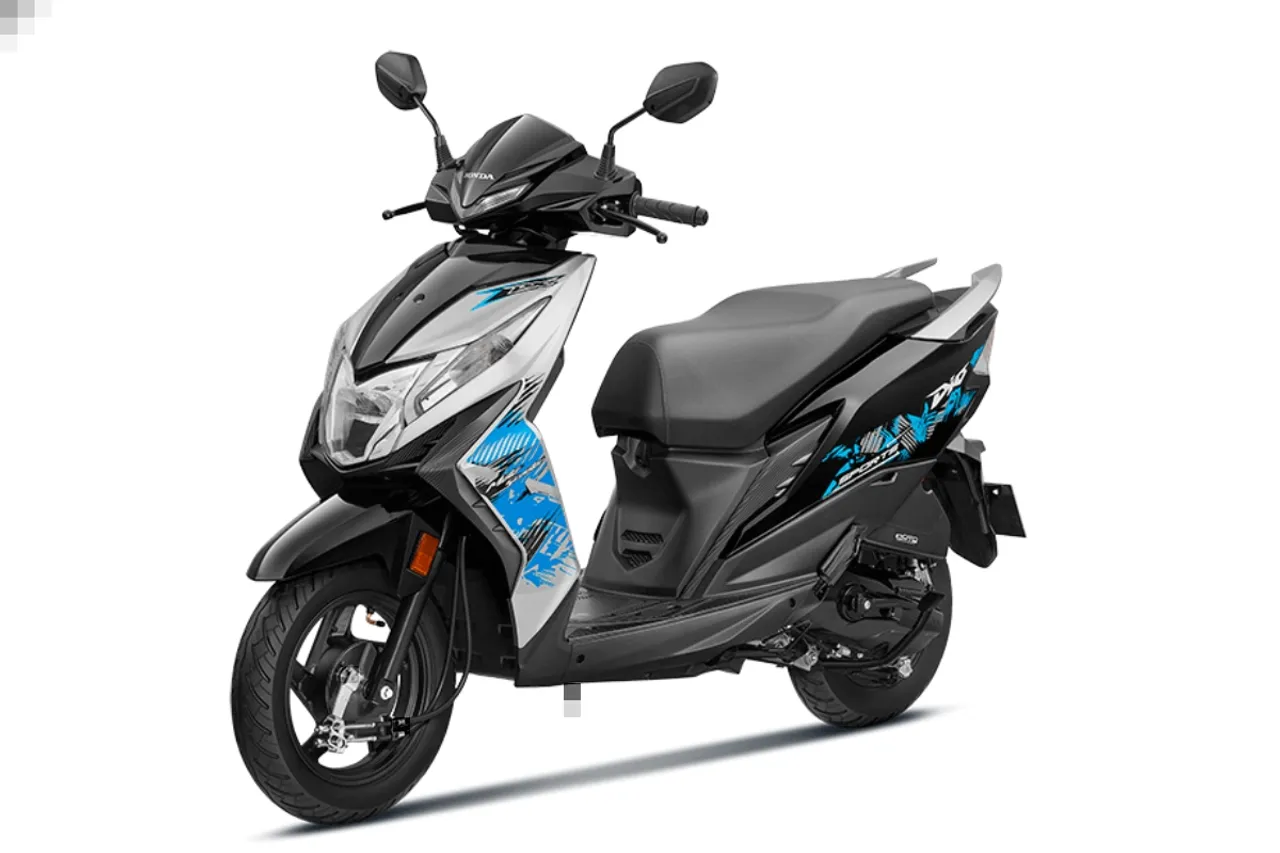 Honda Dio Sports DLX: Sporty scooter with digital instrument cluster ...