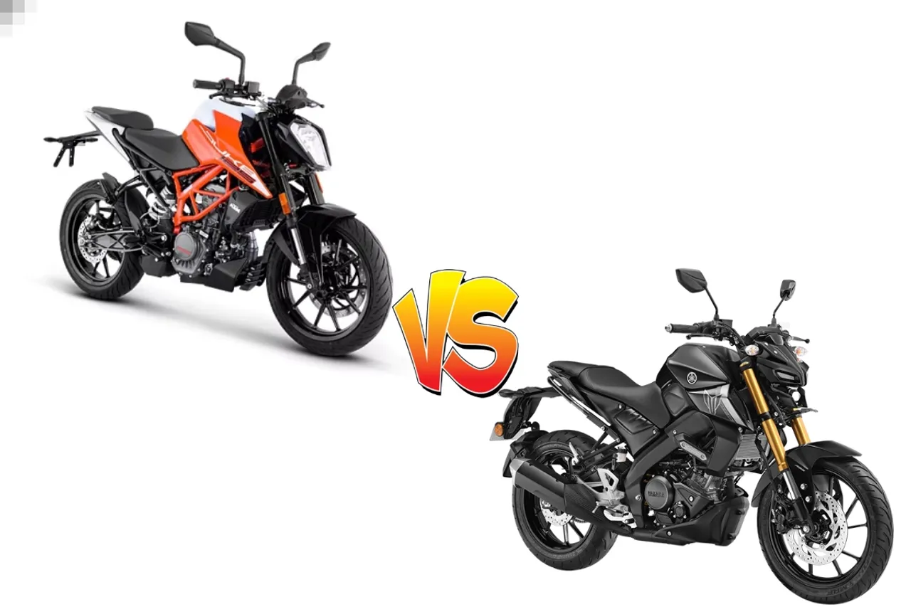 KTM Duke 125 vs Yamaha MT 15 V2: Two best in class naked sports bikes compared to help you make ...