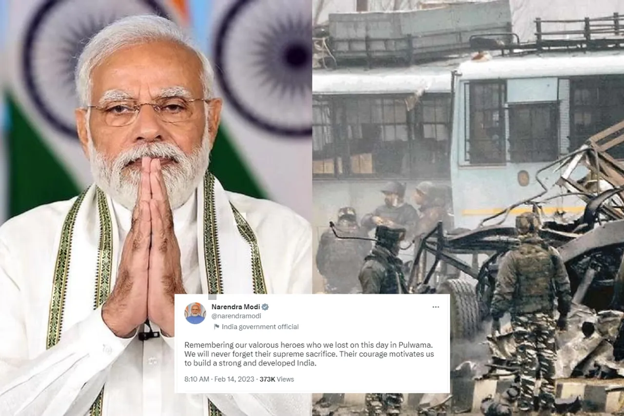 Pulwama Attack: "Remembering Our Heroes" PM Narendra Modi pays tribute ...