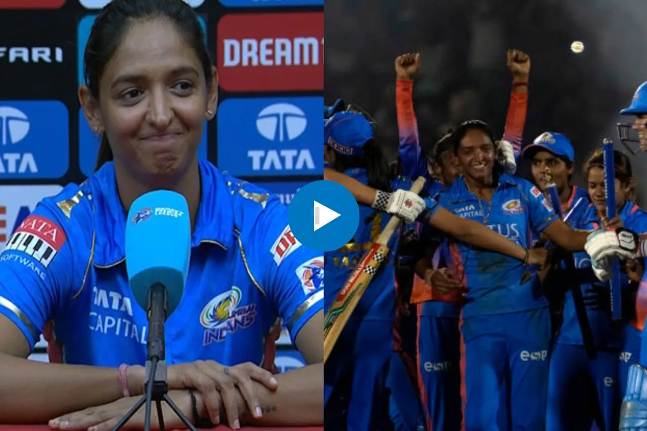 Harmanpreet Kaur: Captain's emotional reaction after clinching WPL 2023 ...