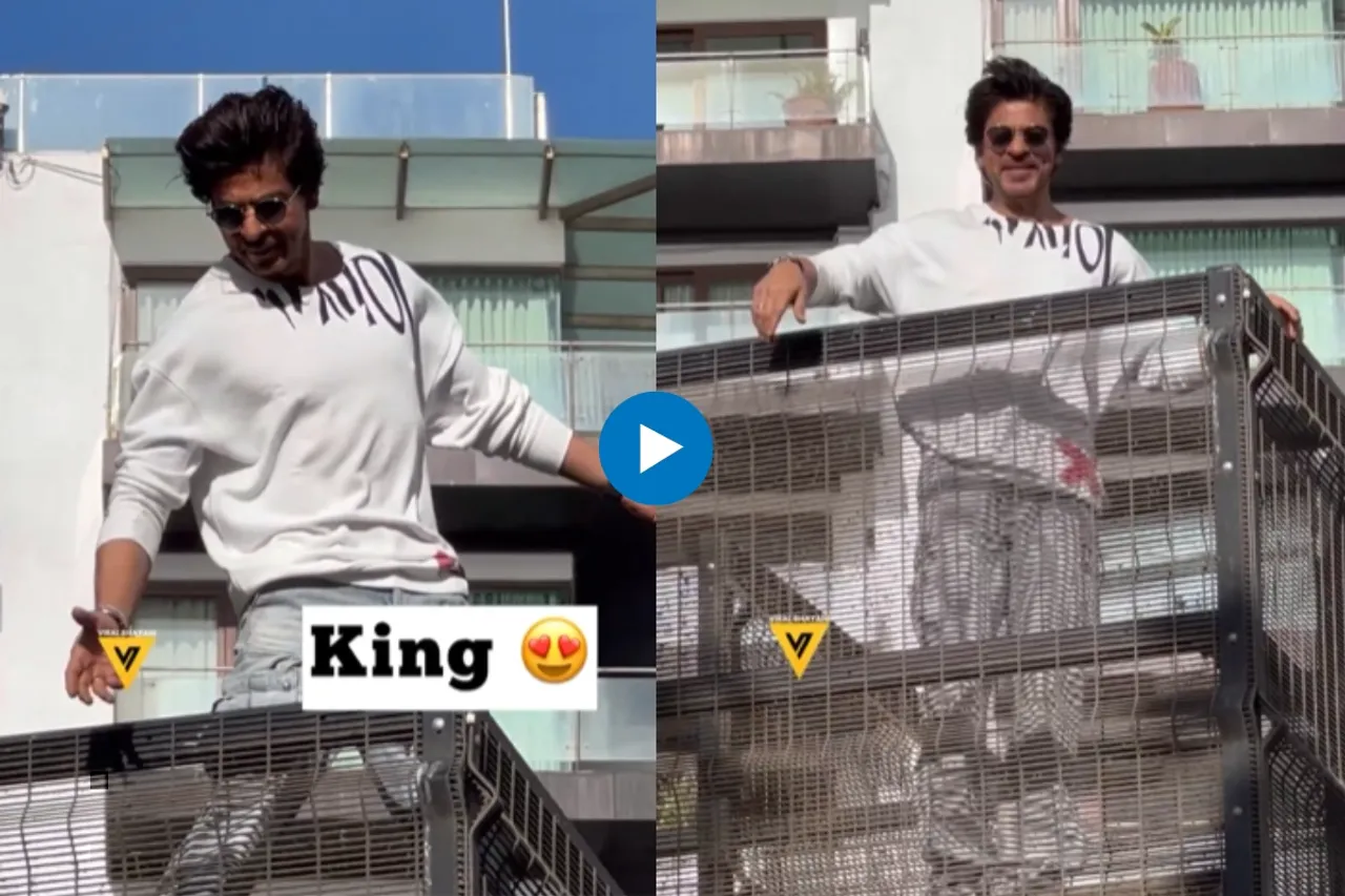 Shah Rukh Khan Electrifies Crowd with Signature Pose as Fans Set ...