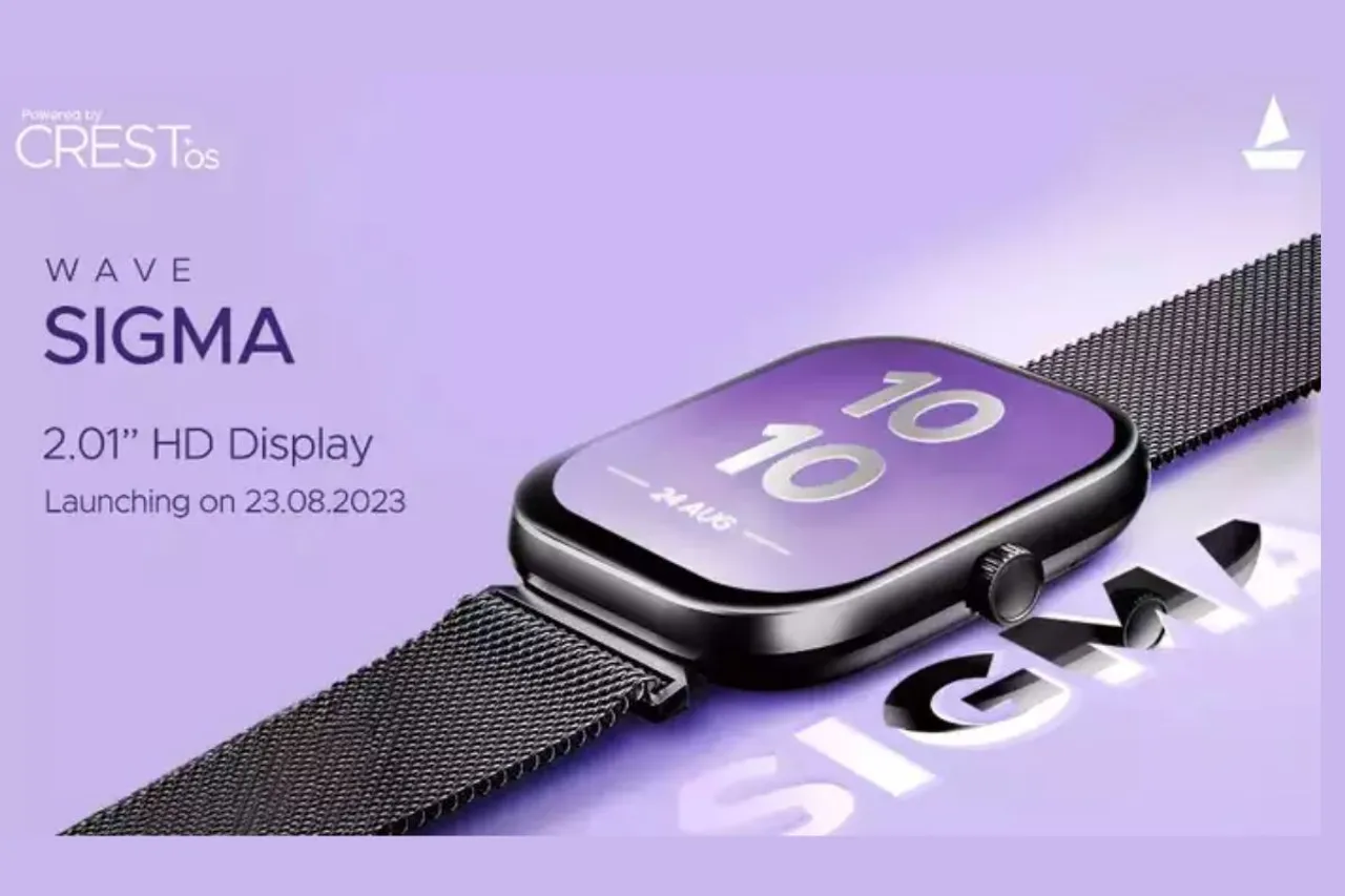 Boat Wave Sigma Smartwatch launched, Specs and feature details here