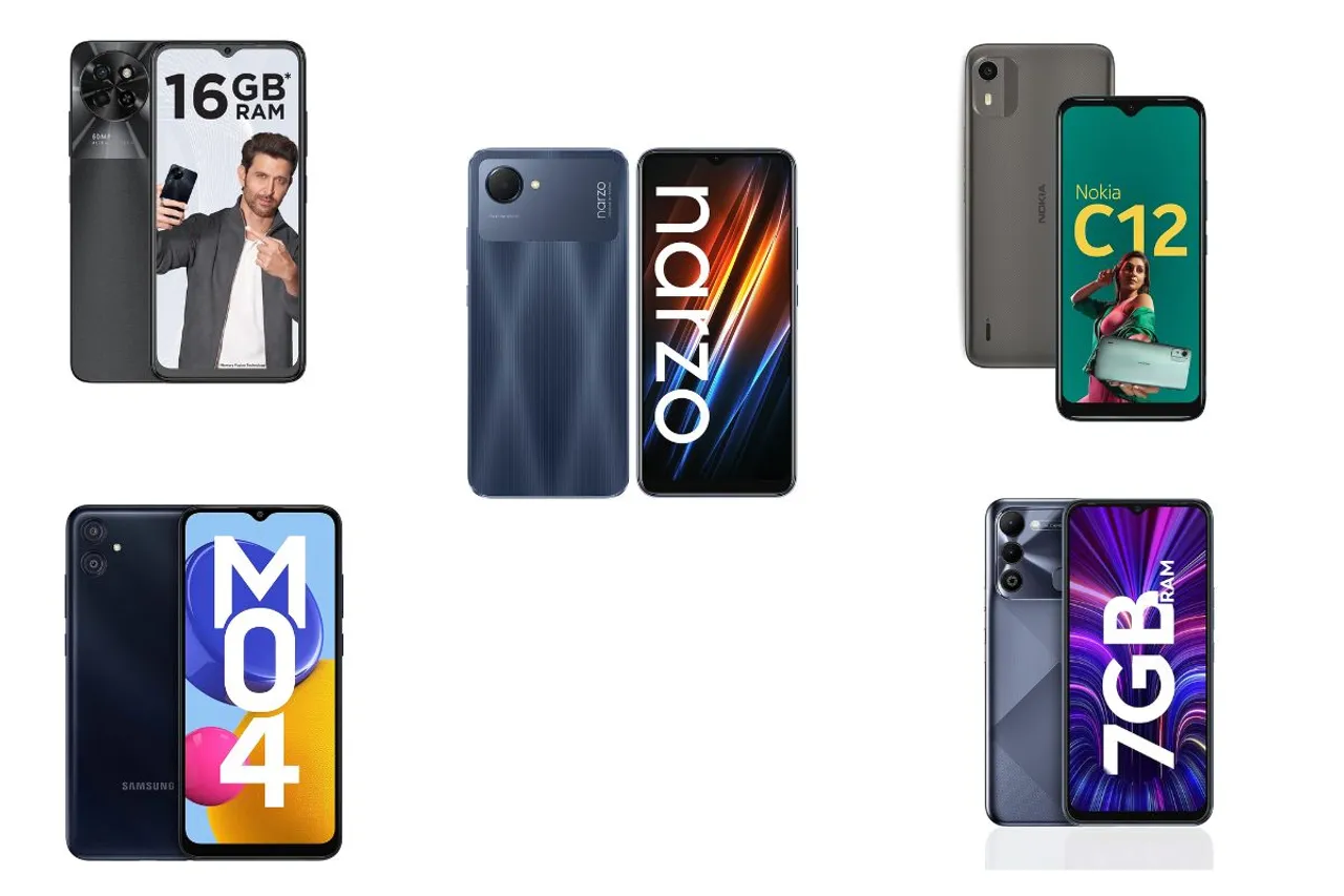 Top 5 Smartphones Under Rs 10000:From Nokia C12 To Realme Narzo 50i ...