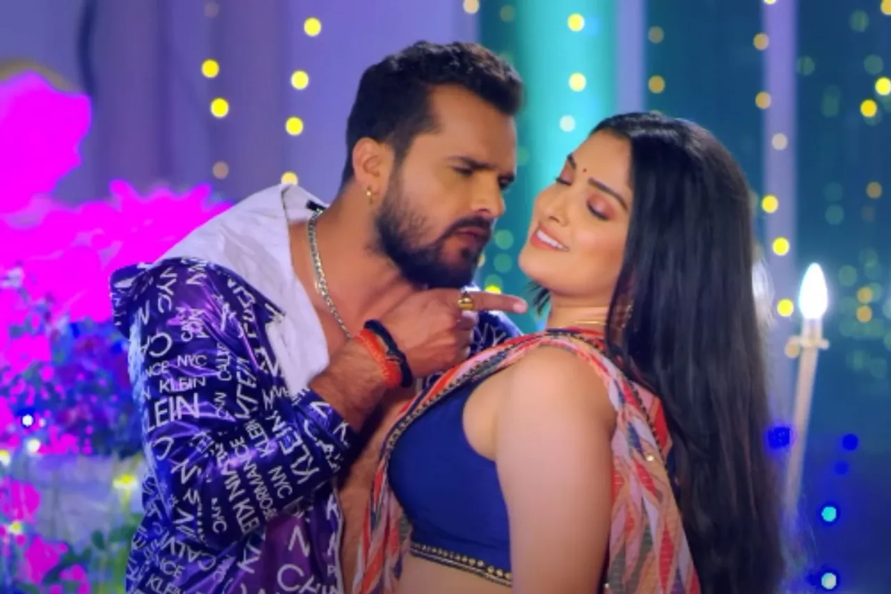 Khesari Lal Yadav and Amrapali Dubey redefine boundaries with sizzling dance on 'Chuve Da Badan ...