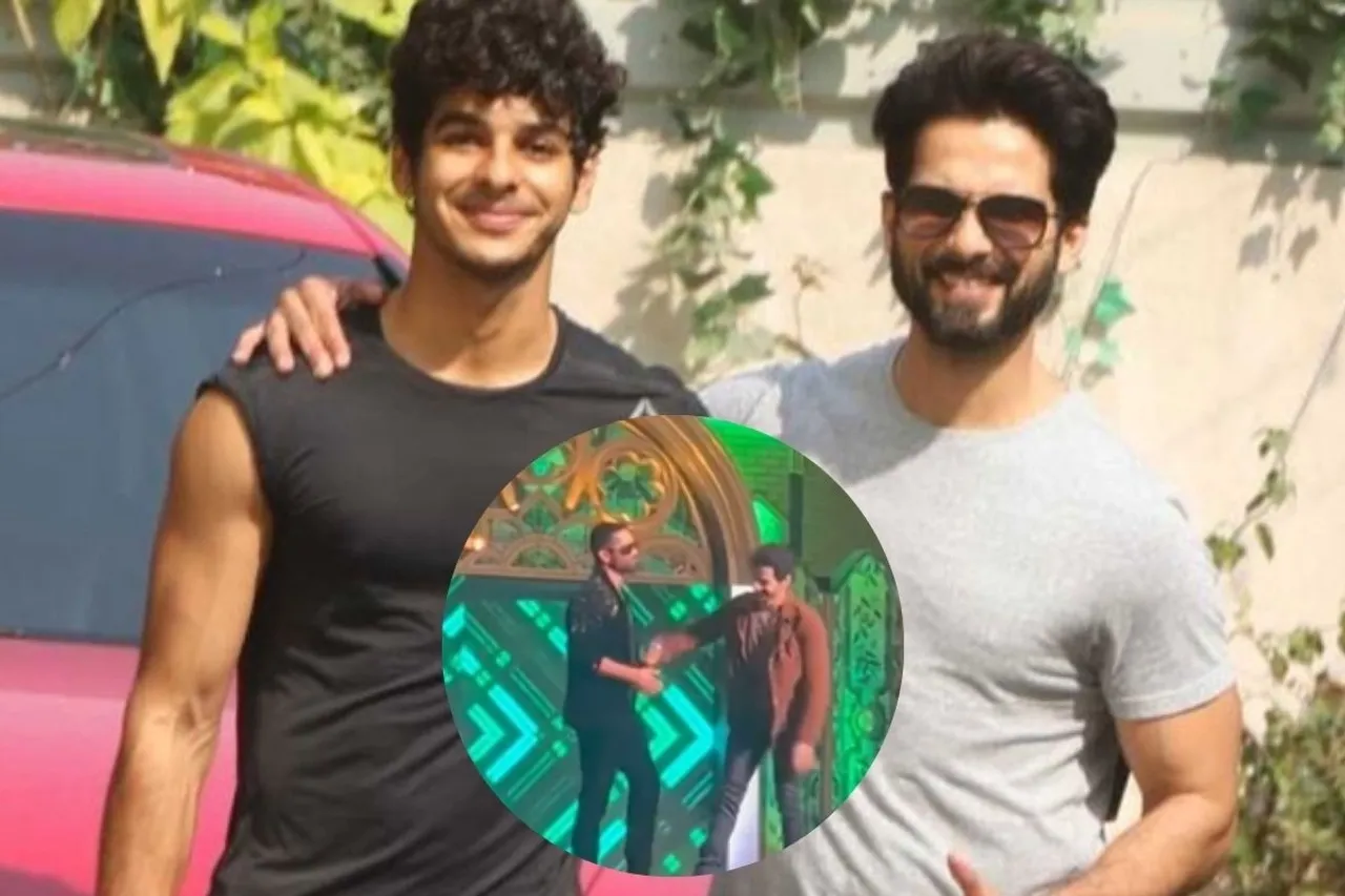 Ishaan Khatter and Shahid Kapoor set the internet on fire with ...