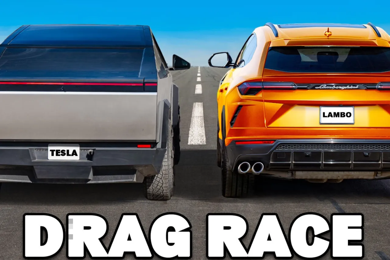 Tesla Cybertruck vs Lamborghini Urus: Watch who wins the drag race