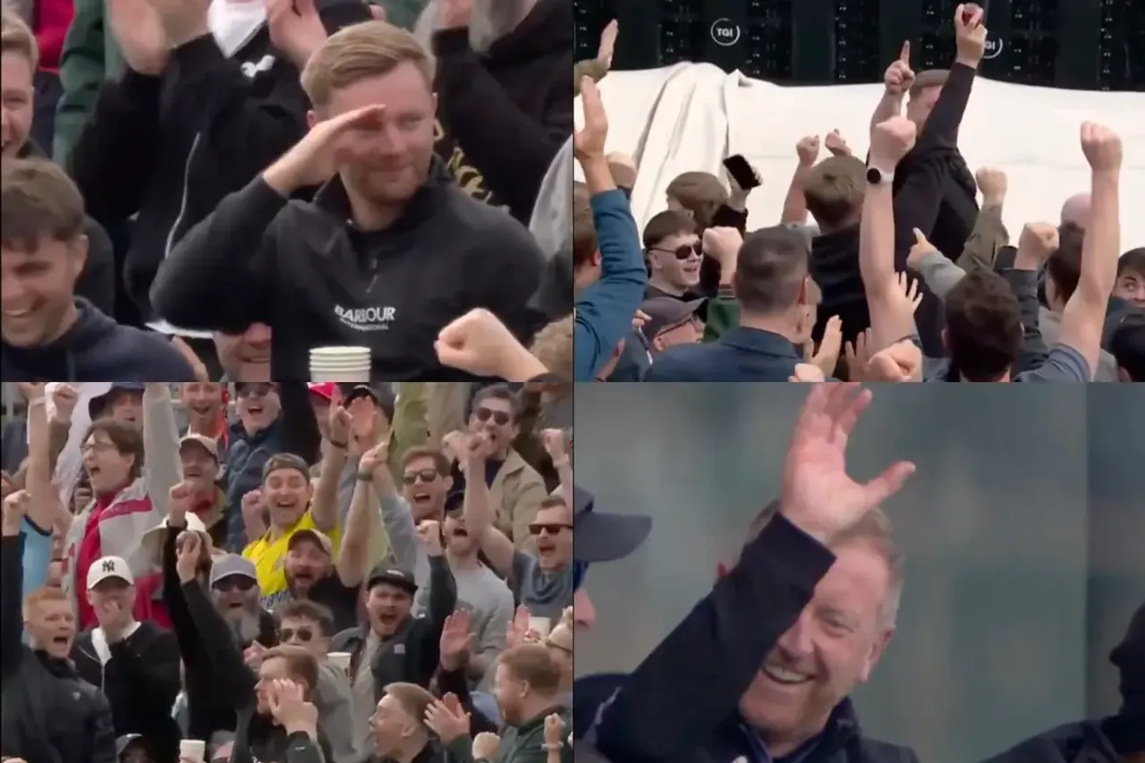 Cricket Viral Video: Coolest Catch Ever! Fan Takes A Blinder Without ...