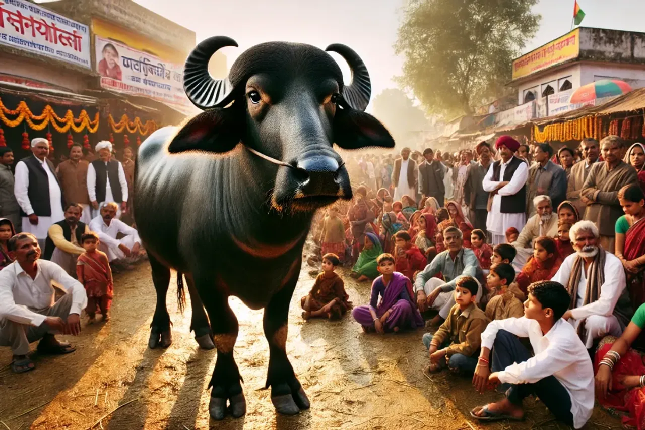 Buffalo Worth ₹23 Crore Steals Spotlight at Meerut Agricultural Mela ...