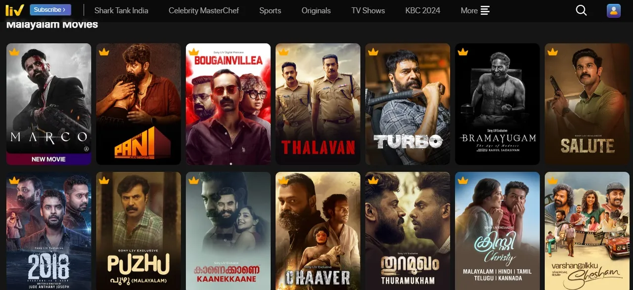 New Malayalam OTT releases on Sony LIV: സൂപ്പർഹിറ്റുകളെല്ലാം ...