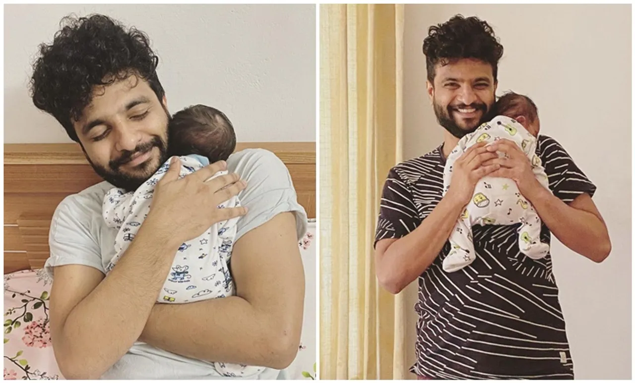 ചാഞ്ചാടിയാടിയുറങ്ങ് നീ, മകളെ നെഞ്ചോട് ചേർത്ത് നീരജ് മാധവ്; ചിത്രങ്ങൾ