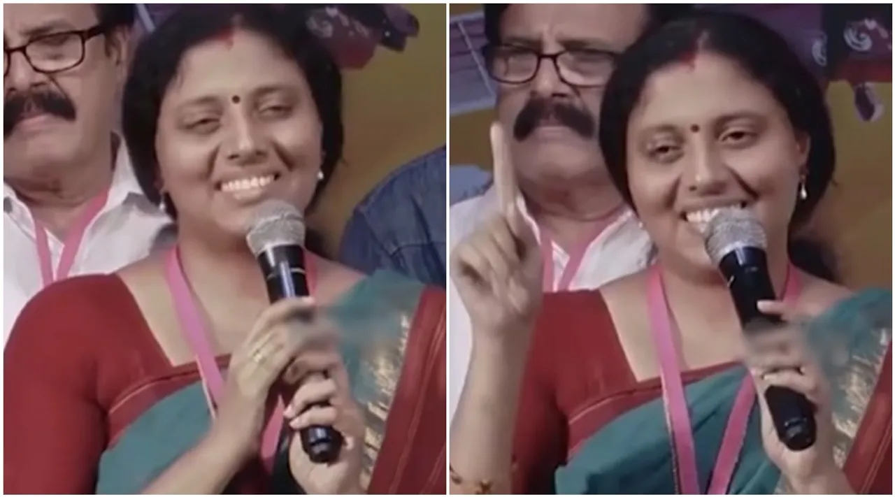 വേദിയിൽ ജോൺസൺ മാസ്റ്ററുടെ പാട്ടുമൂളി കളക്ടർ; വീഡിയോ