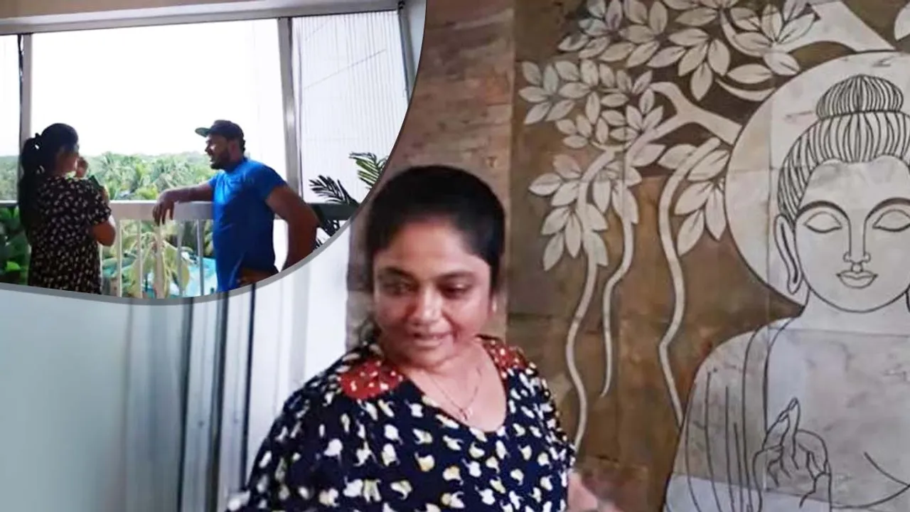 ടൈലിൽ തീർത്ത ബുദ്ധപ്രതിമയും വിശാലമായ ബാൽക്കണിയും; കോടികൾ വിലമതിക്കുന്ന ...