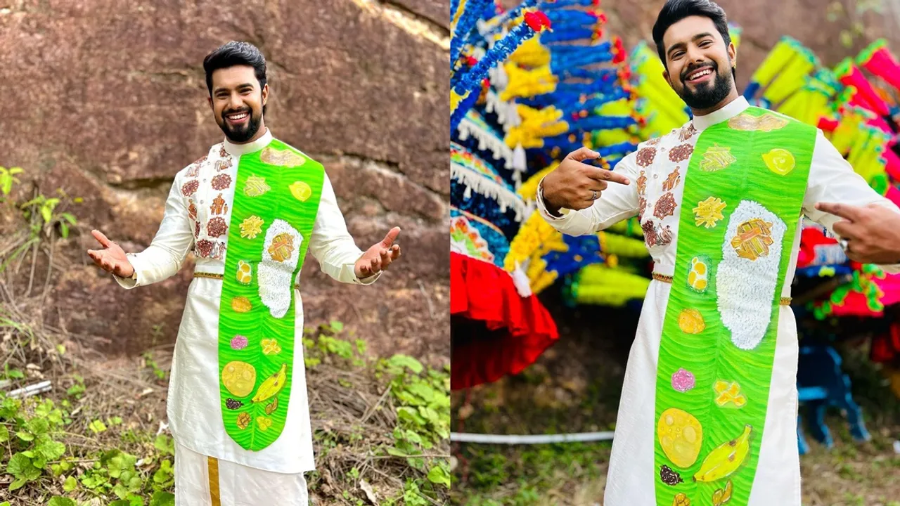 ഒരു സദ്യയല്ലേ ആ നടന്നു വരുന്നത്?: മൗനരാഗം നായകന്റെ വൈറൽ ഓണം കുർത്ത ...