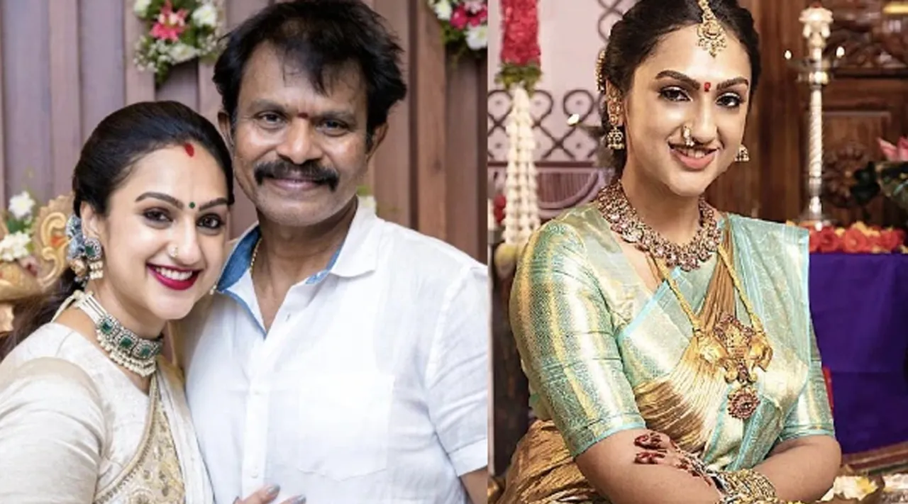 விஜயகுமார் ஃபேமிலி புதுமை: கணவரை டாடி என அழைக்கும் ப்ரீத்தா