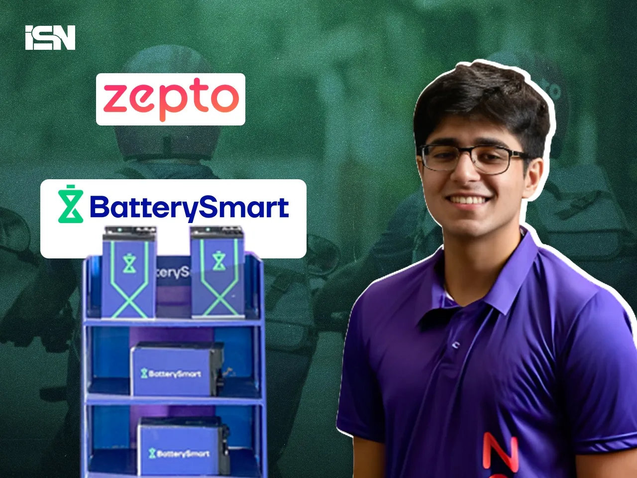 Zepto partners with Battery Smart to get access to over 1000 EV battery ...