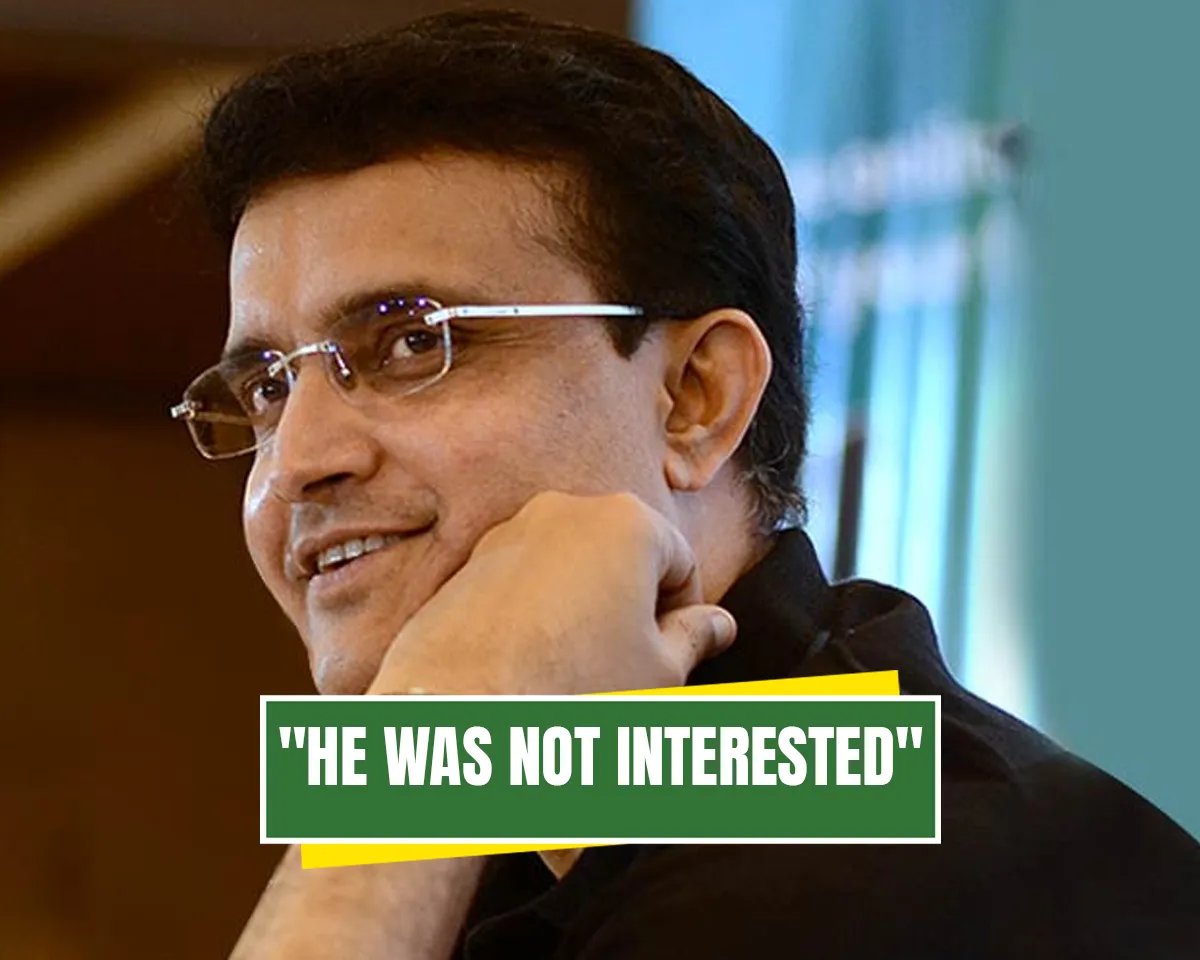 Sourav Ganguly makes shocking revelation about former India captain