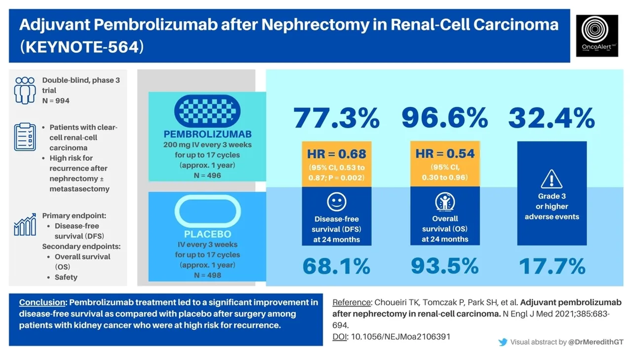 Breakthrough in Kidney Cancer Treatment: Adjuvant Pembrolizumab Improves Overall Survival ...