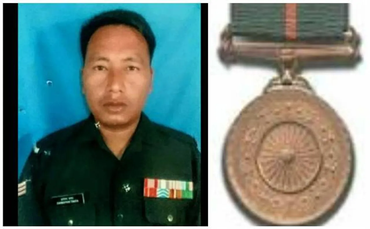 Havildar Hangpan Dada honoured with country's highest peace-time army award