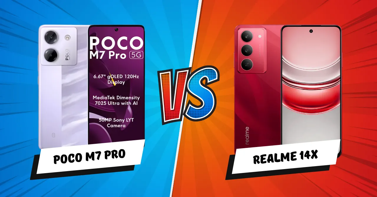 Realme 14x 5G vs Poco M7 Pro 5G: Your budget smartphone under 15000?