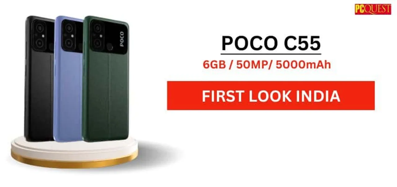 POCO C55 Debuts in India, Priced at Rs 9,499