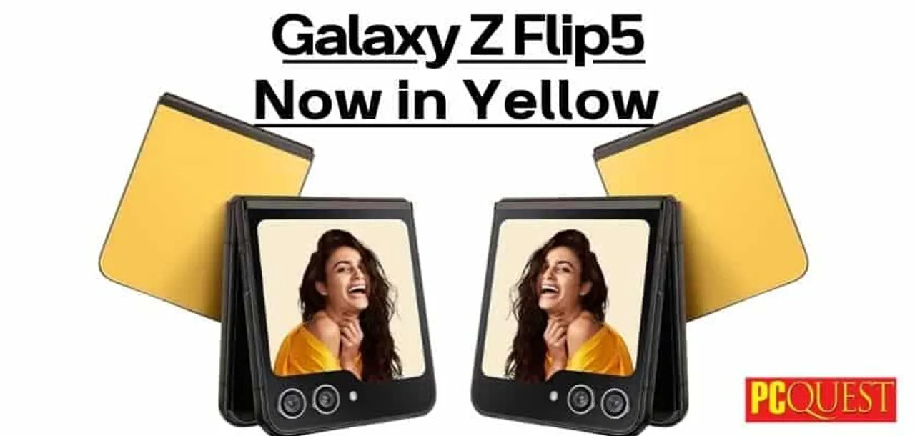 Samsung Stunned Smartphone Market, Introduces Galaxy Z Flip 5 Yellow ...