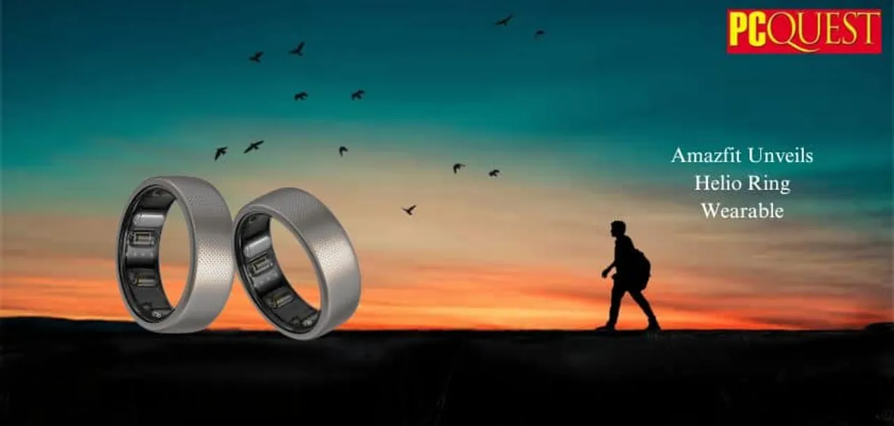 Zepp Health Wearable Brand Amazfit Launches Helio Ring at CES 2024