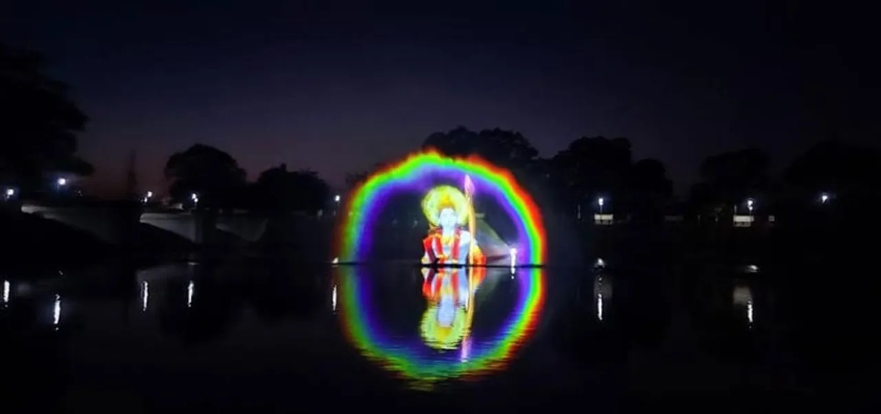 Mesmerizing Holographic Water Projection with Synchronized Fountains ...