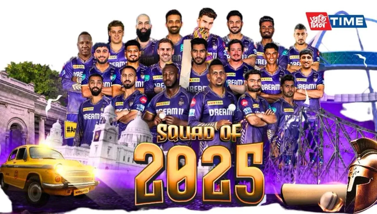 KKR Team 2025 Players List, Price: Check Full Kolkata Knight Riders Squad