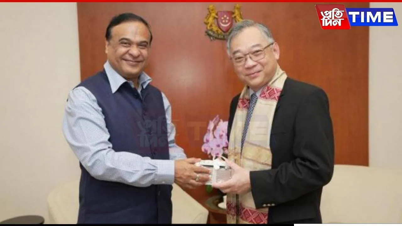 Assam CM Promotes State’s Vision for Growth and Investment in Singapore