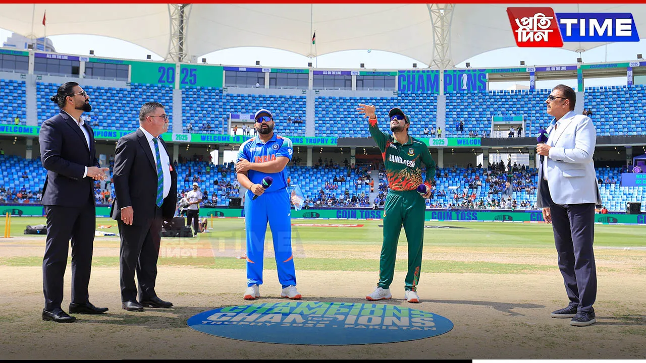 Bangladesh Win Toss, Elect to Bat Against India in ICC Champions Trophy ...