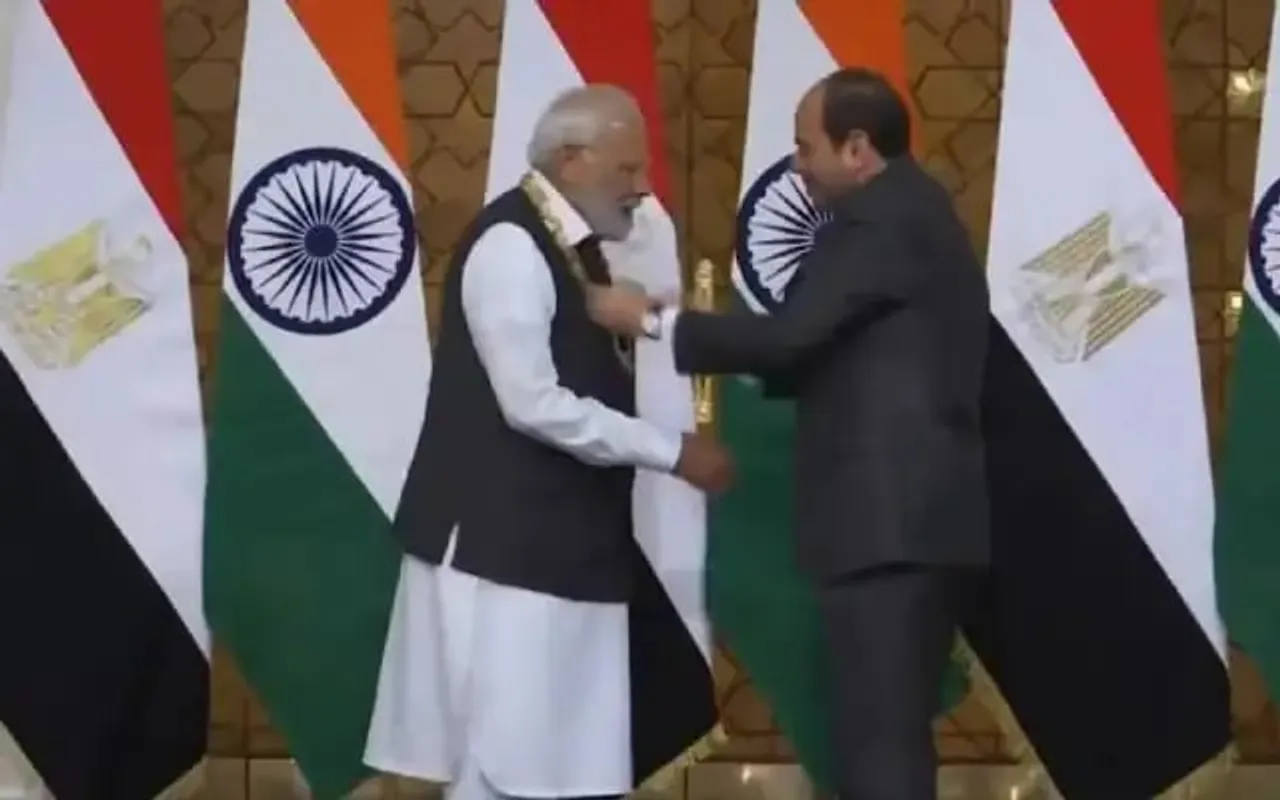 PM Modi Conferred With 'Order Of The Nile', Egypt's Highest State Honour