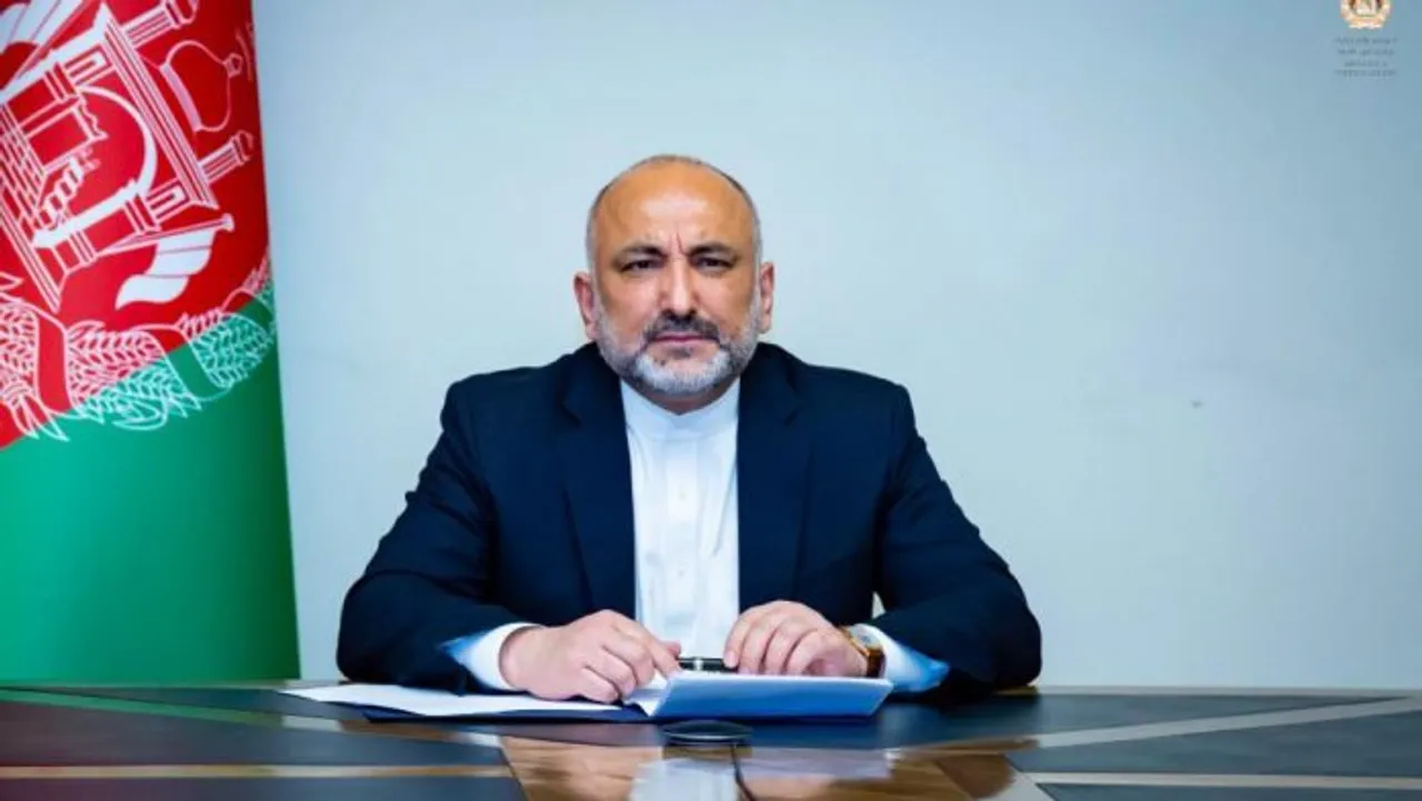 Afghan Foreign Minister Haneef Atmar Arrives In India