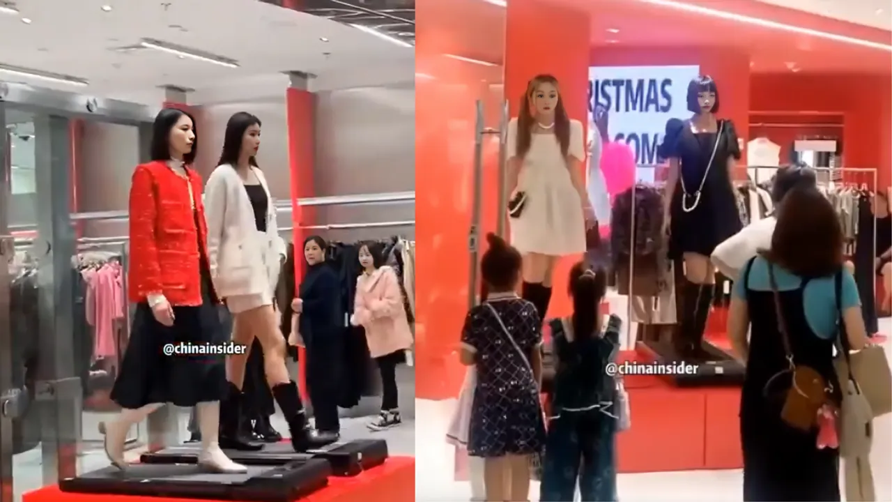 Retail Stores In China Swap Mannequins For Real People: Here's Why