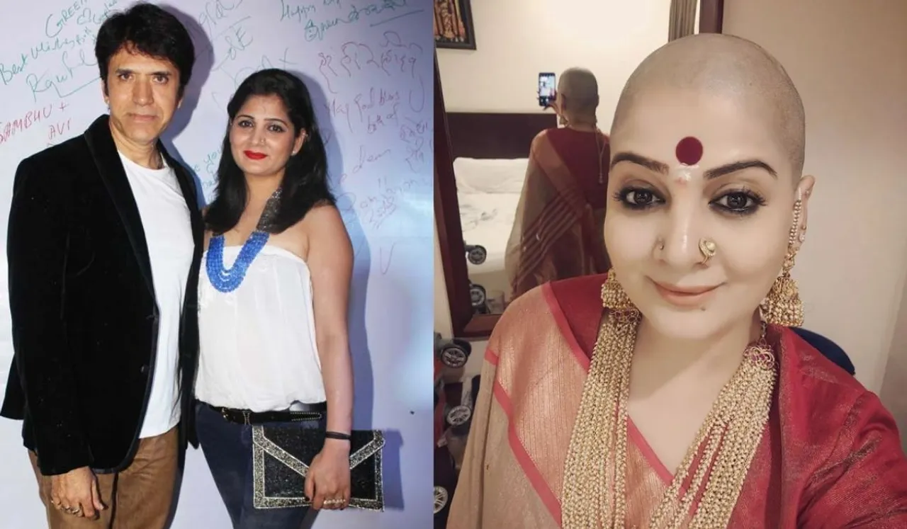 Dipti Dhyani Shaves Her Head For Spouse Sooraj Thapar, Shares Photos In ...