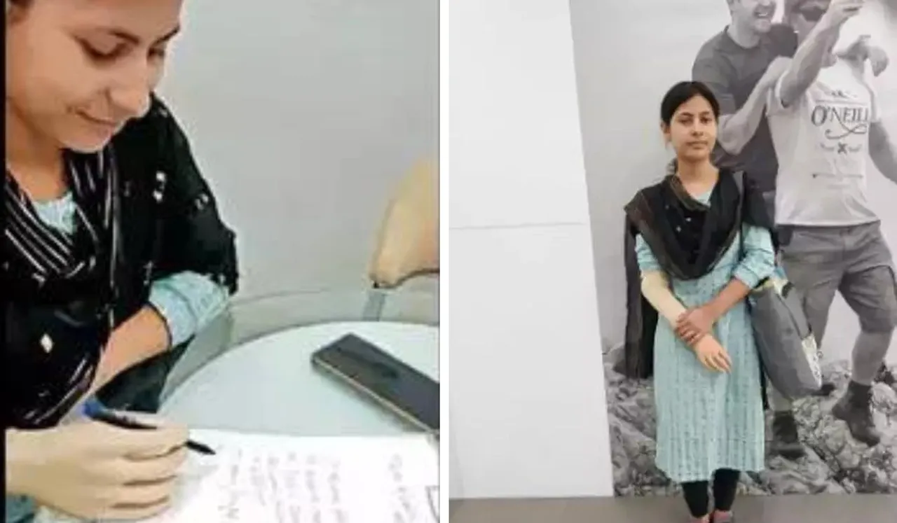 Woman Whose Hand Was Chopped Off By Husband Gets Prosthetic Limb And Job