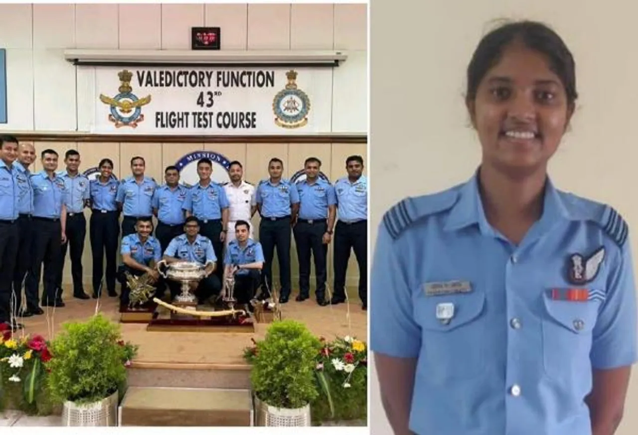 Squadron Leader Aashritha V Olety Becomes India's First Female Flight ...
