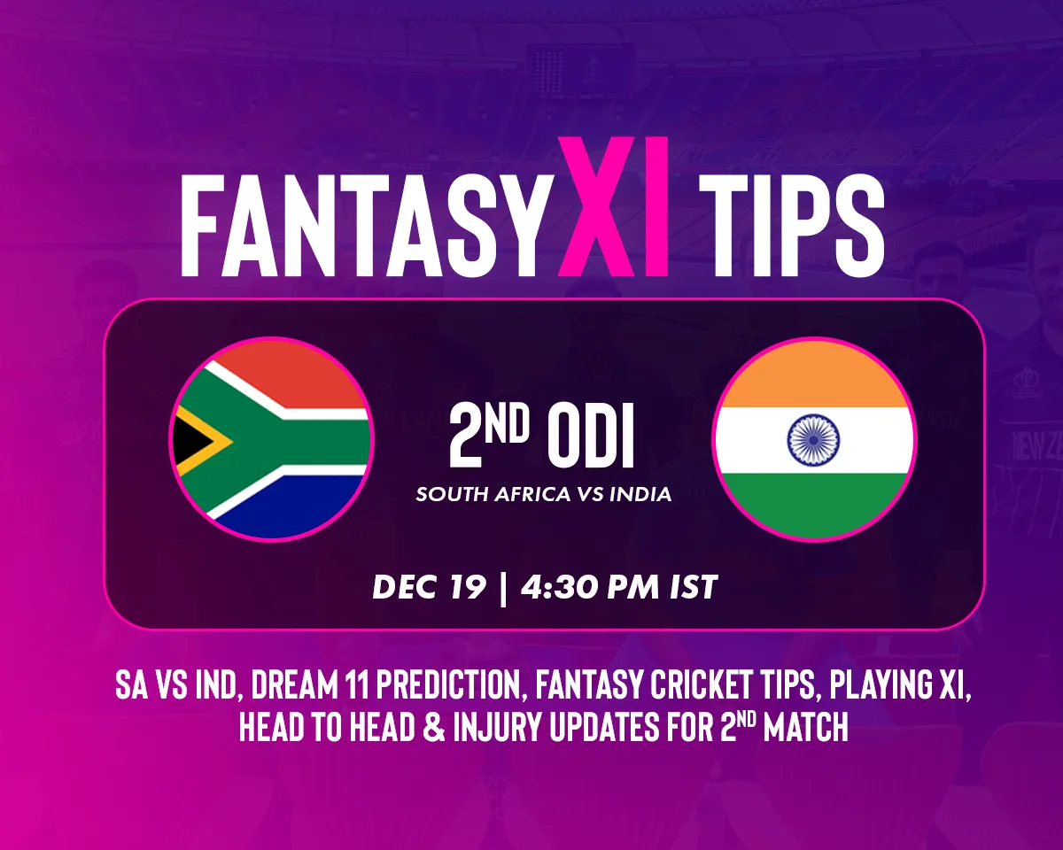SA vs IND Dream11 Prediction 2nd ODI: South Africa vs India Playing XI ...
