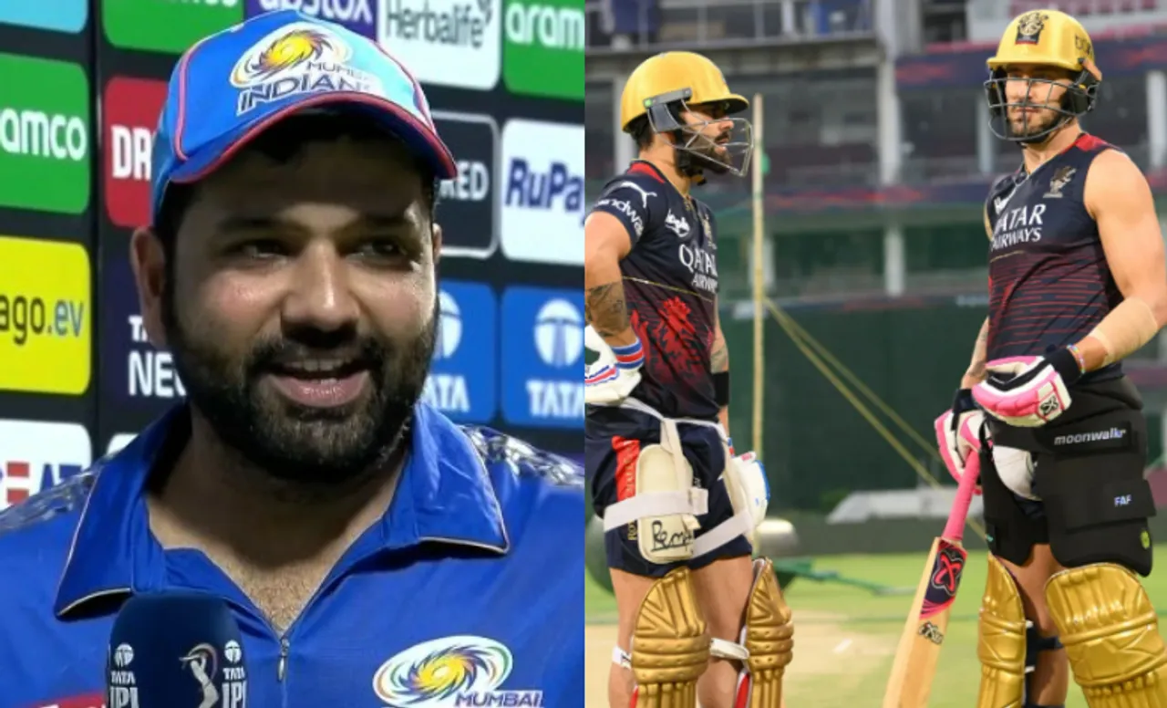 ‘Bahut Swarthi ho raha hai’ - Fans react as Rohit Sharma pleads RCB to return favour of last ...